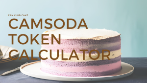 CamSoda Token Calculator How Much Tokens are Worth 2025